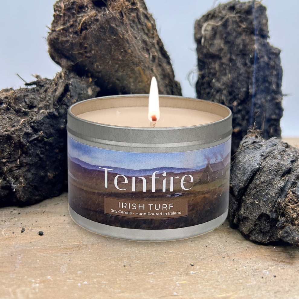 Irish Turf Candle | Hand-Poured in Ireland – Tenfire Ltd